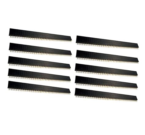 Iltpl Pack Of 10pcs 40 Pin 1x40 Single Row Female To Female