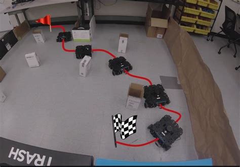 Turtlebot 3 Following The Path Generated By The Proposed Rrt Algorithm