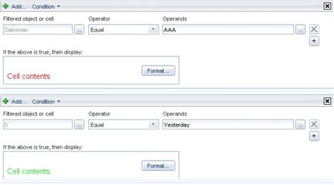 Solved Conditional Formatting Taking Precedence Over Sap
