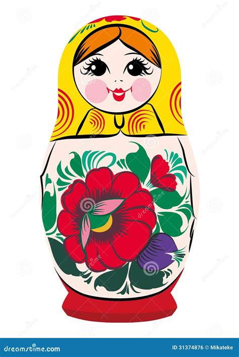 Matryoshka Smiling Royalty Free Stock Image Image 31374876