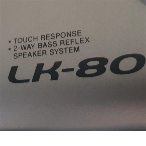 Casio Electronic Keyboard Lk 80 With Stand Hobbies And Toys Music And Media Musical Instruments