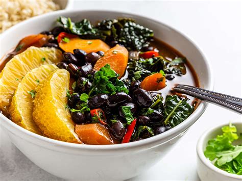 Vegan Brazilian Black Beans Stew Feijoada Foodaciously