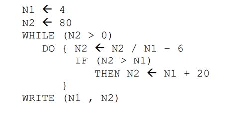 Solved Question Study The Following Example Of Pseudocode Chegg