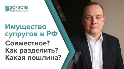 Основания и порядок раздела совместно нажитого имущества супругов Youtube