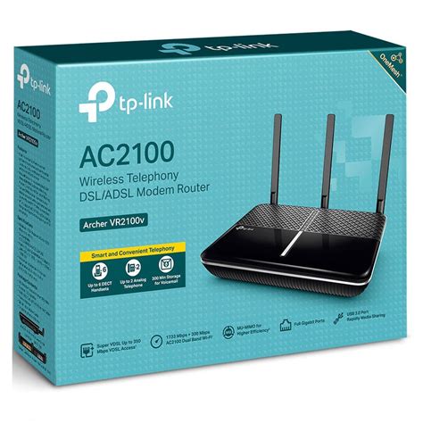 TP Link Archer VR V Wireless MU MIMO VDSL ADSL Modem Router GameDude Computers