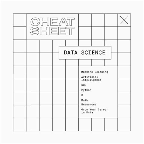 The Ultimate Data Scientist Cheat Sheet By John Vastola Thedatadetectives Medium