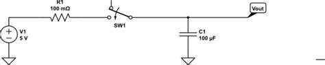 Power Electronics Behavior Of A Capacitor At Start Up Electrical Engineering Stack Exchange