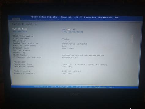 How Do I Exit The Aptio Setup Utility Screen Acer Community