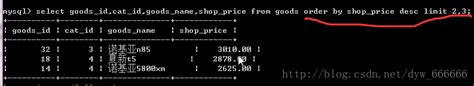 Mysql入门笔记 —— 017 Limit限制取出条数limit 取一条 Csdn博客