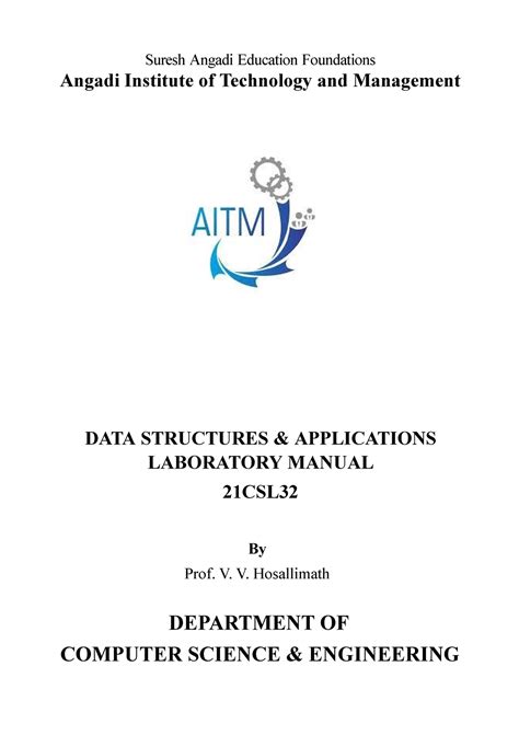 dsa lab manual hghgjhgjhj suresh angadi education foundations angadi institute of technology