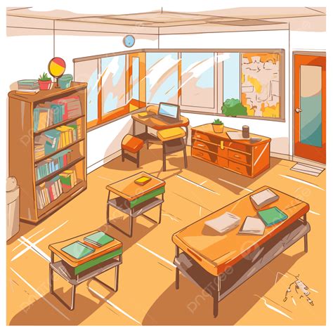 Clean Classroom Clipart