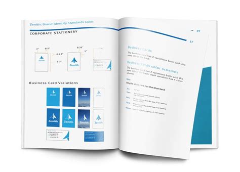 Zenith Branding Business Card Layout Examples Page Business Cards