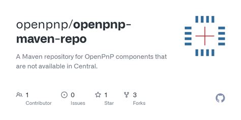 github openpnp openpnp maven repo a maven repository for openpnp components that are not
