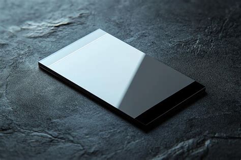 Business Card With Translucent Overlay Premium Ai Generated Image