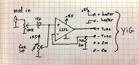 Power Op Amps Rock Driving A Yig Oscillator Jacks Projects And Notes