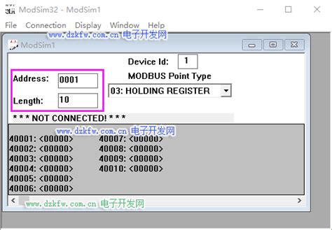 Modbus 调试助手的使用一 Modsim32使用详解modbus Poll Modbus 调试助手的使用一 Modsim32使用详解modbus Poll