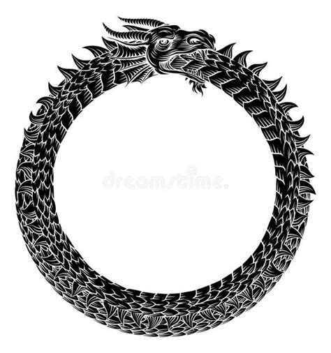 Dragon Eating Tail Stock Illustrations 165 Dragon Eating Tail Stock