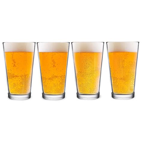 Du Vino Classic Nucleated Pint Glass Set For Better Head