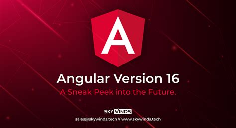 Angular V16 Features Overview A Sneak Peek Into The Future By