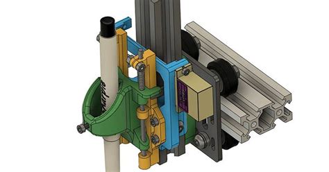 Z Axis Servostepper Motor Pen Plotter Mount For V Slot By Geodave