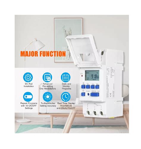 Interruptor Digital 16a Temporizador Programable 110v