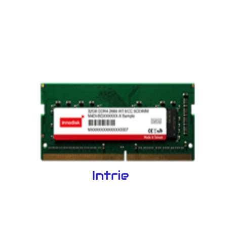 Ddr4 Wt Ecc Sodimm Ecc Unbuffered Memory Intrie