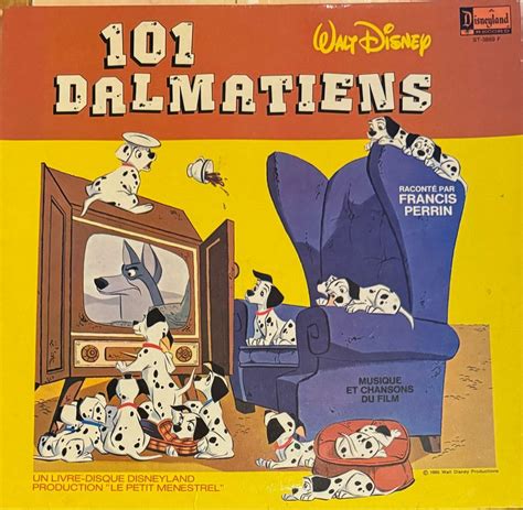 Walt Disney Dalmatiens Vinyles Vintage