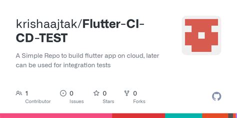 GitHub Krishaajtak Flutter CI CD TEST A Simple Repo To Build Flutter App On Cloud Later Can