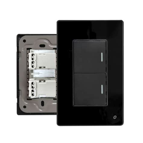 Interruptor De Luz Doble Opalux E Commerce Casa Lima