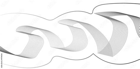 Gray Silver Business Lines Wave Curves With Smooth Gradient Abstract Background Abstract Wave