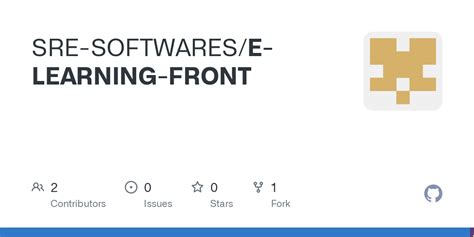 GitHub SRE SOFTWARES E LEARNING FRONT