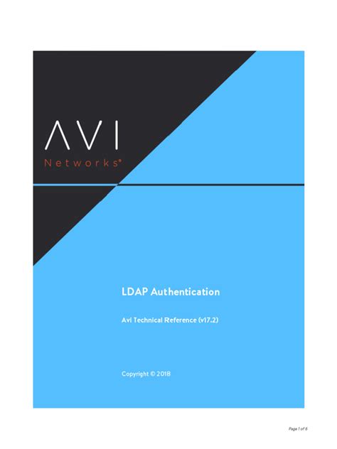 Ldap Authentication Pdf User Computing Internet Architecture