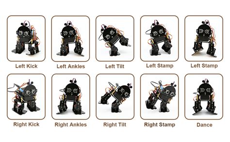 Acebott Bionic Biped Robot Kit For Arduino Esp32 Electronic