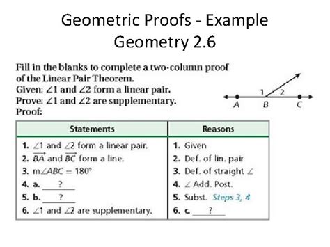 Proofs Geometry Chapter 2 Proof Step By Step