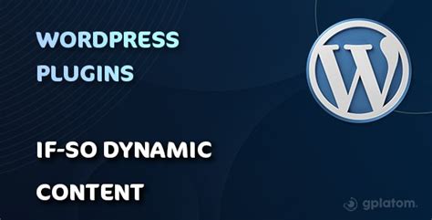 if so dynamic content pro gplatom