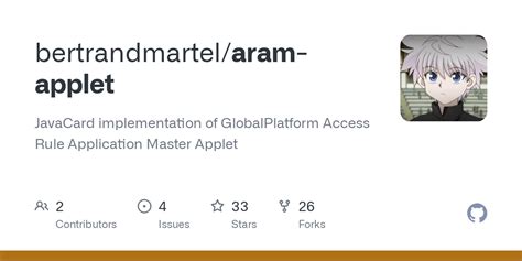 GitHub Bertrandmartel Aram Applet JavaCard Implementation Of