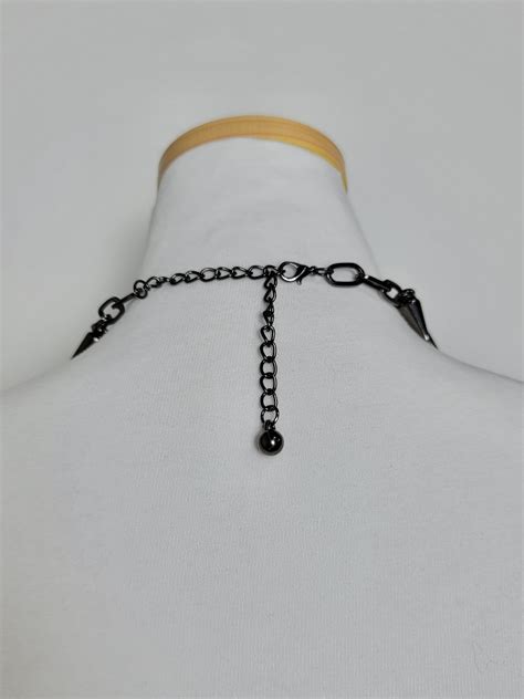 스파이크 체인 초커블랙