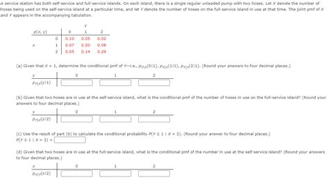 Solved Service Station Has Both Self Service And