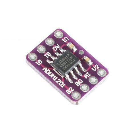 Dual Ch Serial Digital Isolator Ic Can Bus Transceiver Signal Isolation Circuit Adum1201 Module