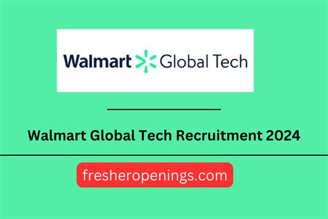 walmart global tech internship drive 2024 hiring for freshers