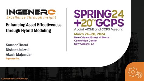 Enhancing Asset Effectiveness Through Hybrid Modeling Or Data Driven Modeling Aiche