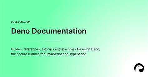 Deno Documentation