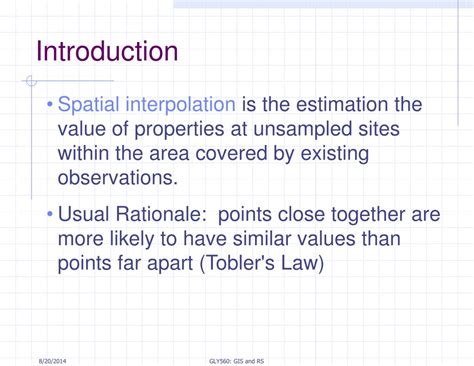 PPT Spatial Interpolation PowerPoint Presentation Free Download ID
