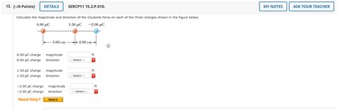 Solved Points SERCP P Calculate The Chegg Com