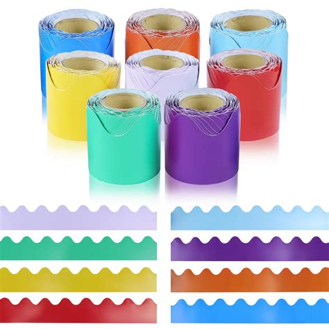 8 Rolls Bulletin Board Borders For Classroom Classroom Display Border Full 264ft Border Rolls