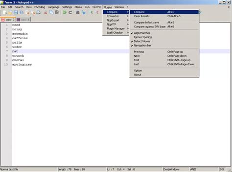 How To Compare Two Files In Notepad