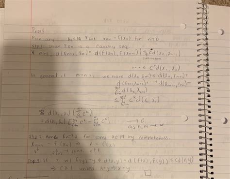 Solved Problem Prove That The Unique Fixed Point We Chegg