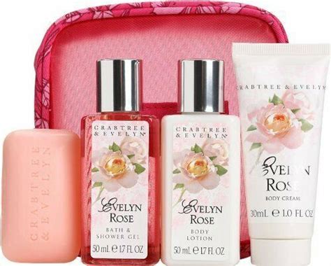 Crabtree Evelyn Evelyn Rose T Travel Set Rose Lotion Crabtree
