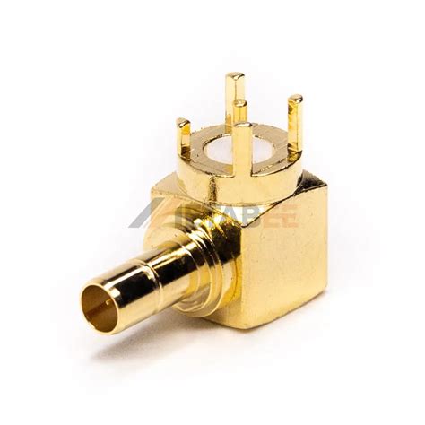 Right Angle Smb Female Pcb Through Hole Connector 75 Ohm Metabeeai