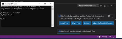 Can Not Find Working Pythin 36 Interpreter Windows 10 Windows